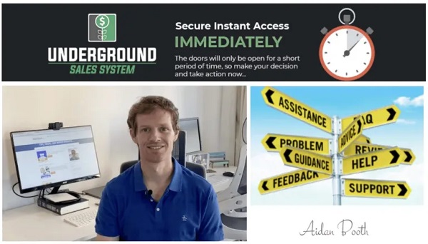 Aidan Booth – Underground Sales System - Welcome Course