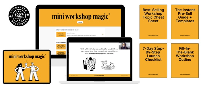 Mini Workshop Magic (How to monetize audiences EASY) + OTO - Welcome Course