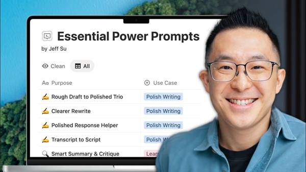 [Group Buy] Essential Power Prompts - Jeff Su - Welcome Course